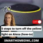 5 Steps To Turn Off The Yellow Light On Alexa (2022 How-To) – SmartHomeOwl